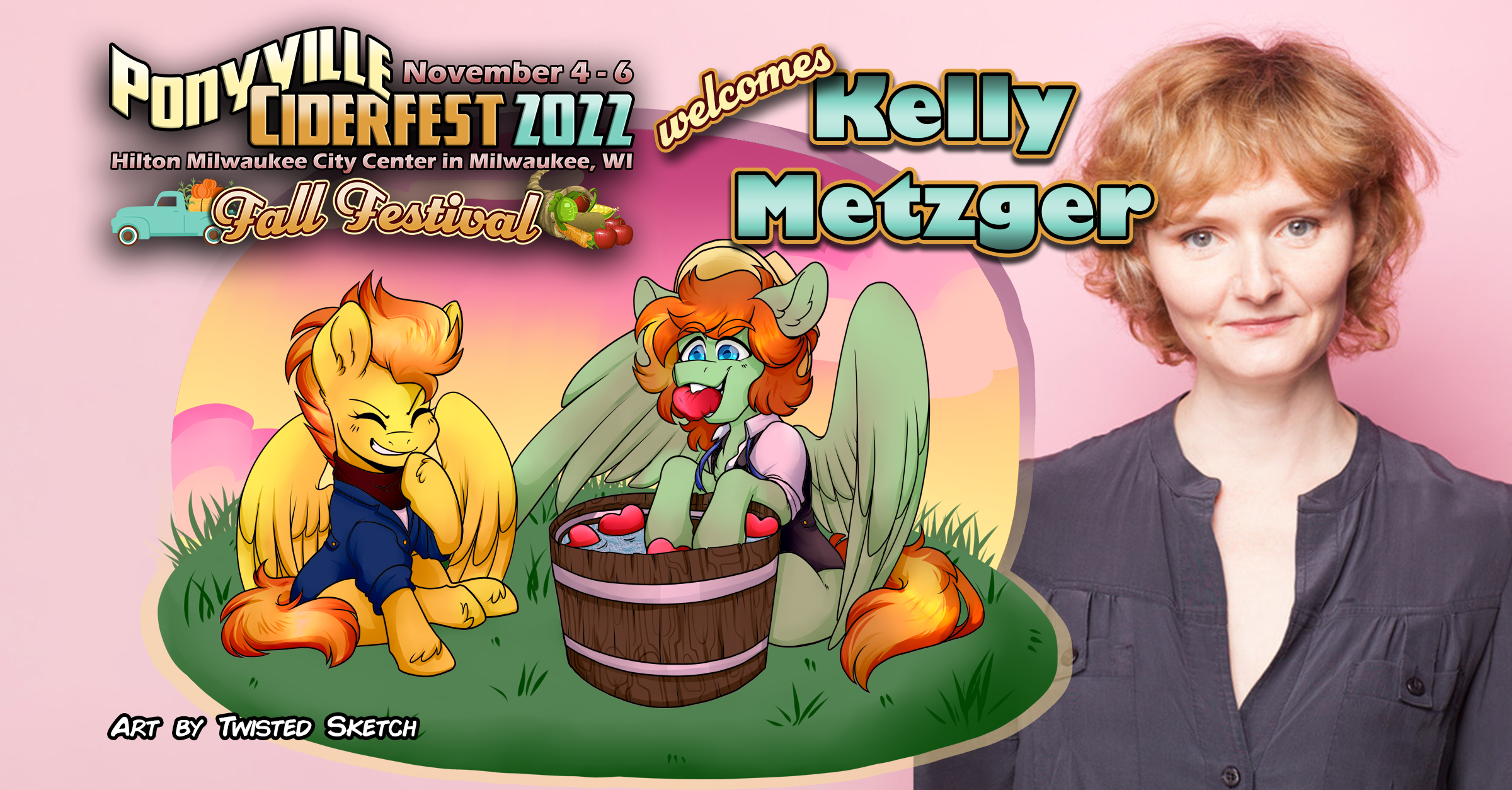 Kelly Metzger is coming to Ponyville Ciderfest for the first time ...